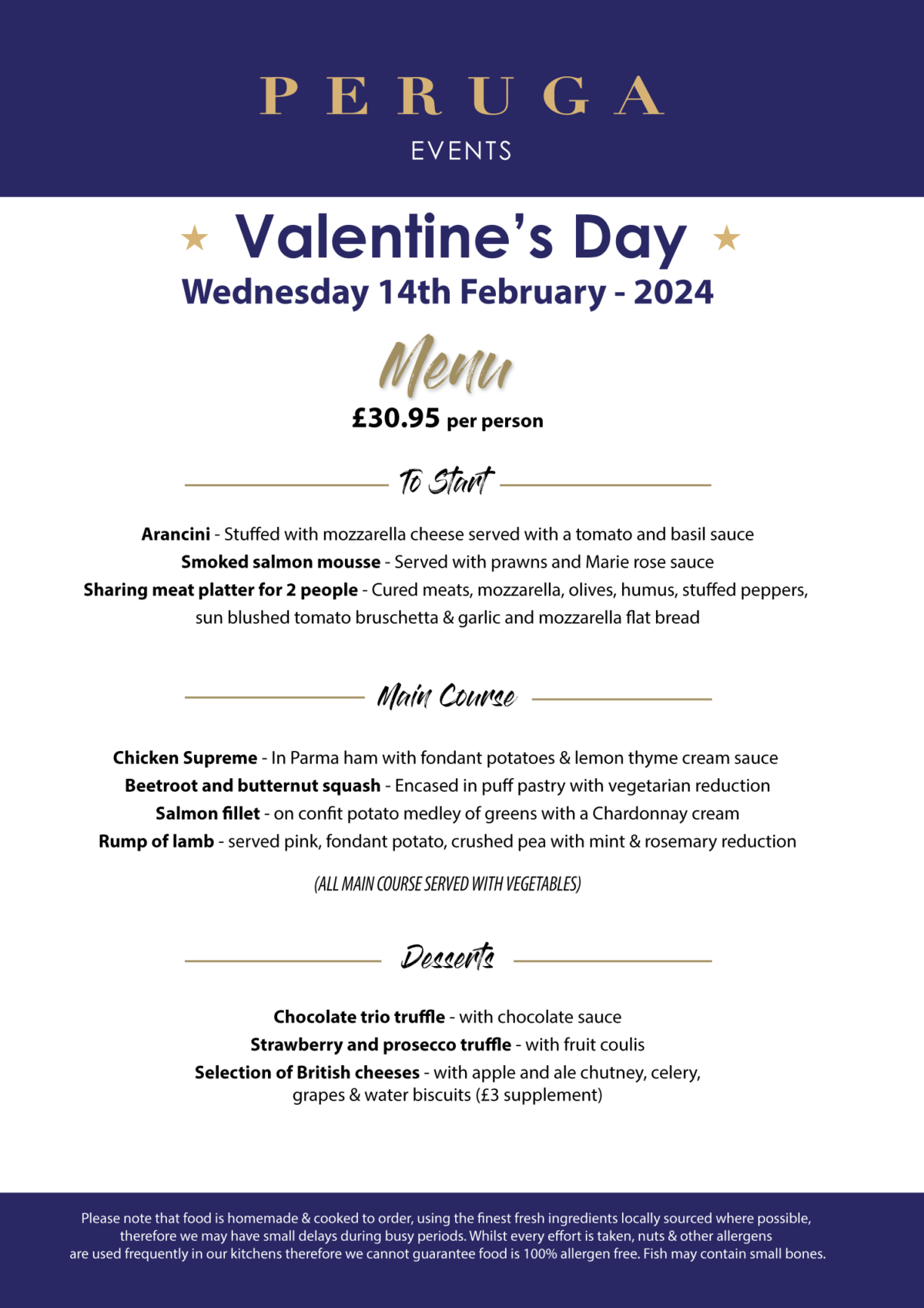 Valentine’s Day at Peruga Mellor and Townscliffe – Peruga Events